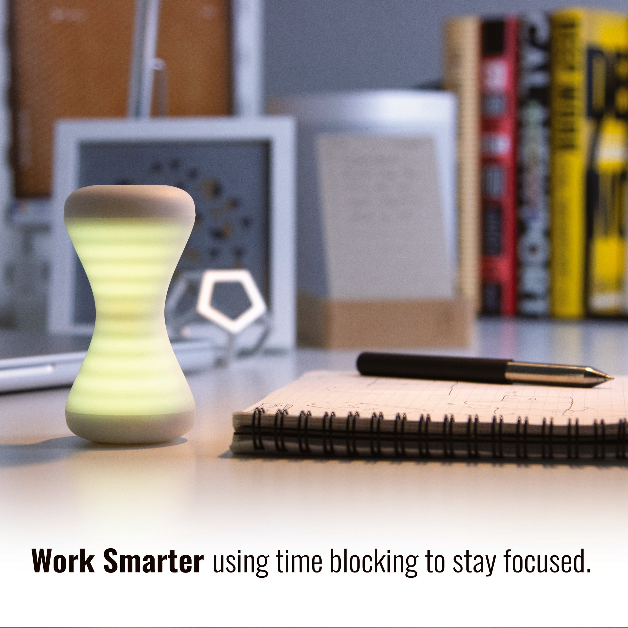 Focus Timer® Adjustable Hourglass | Minimalist Pomodoro Timer